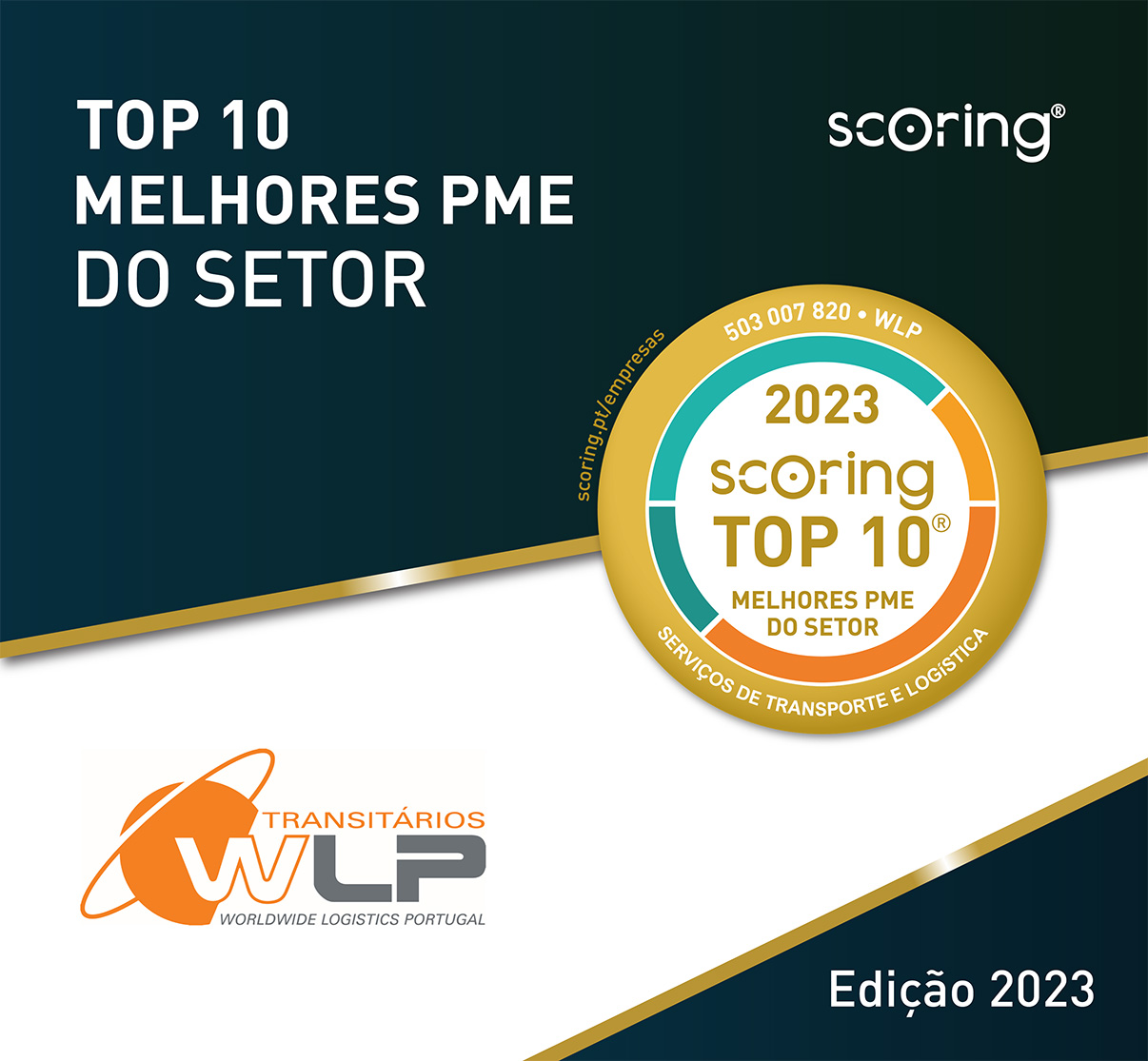 WLP distinguida como uma das TOP 10 Melhores PME do Setor - WLPORTUGAL